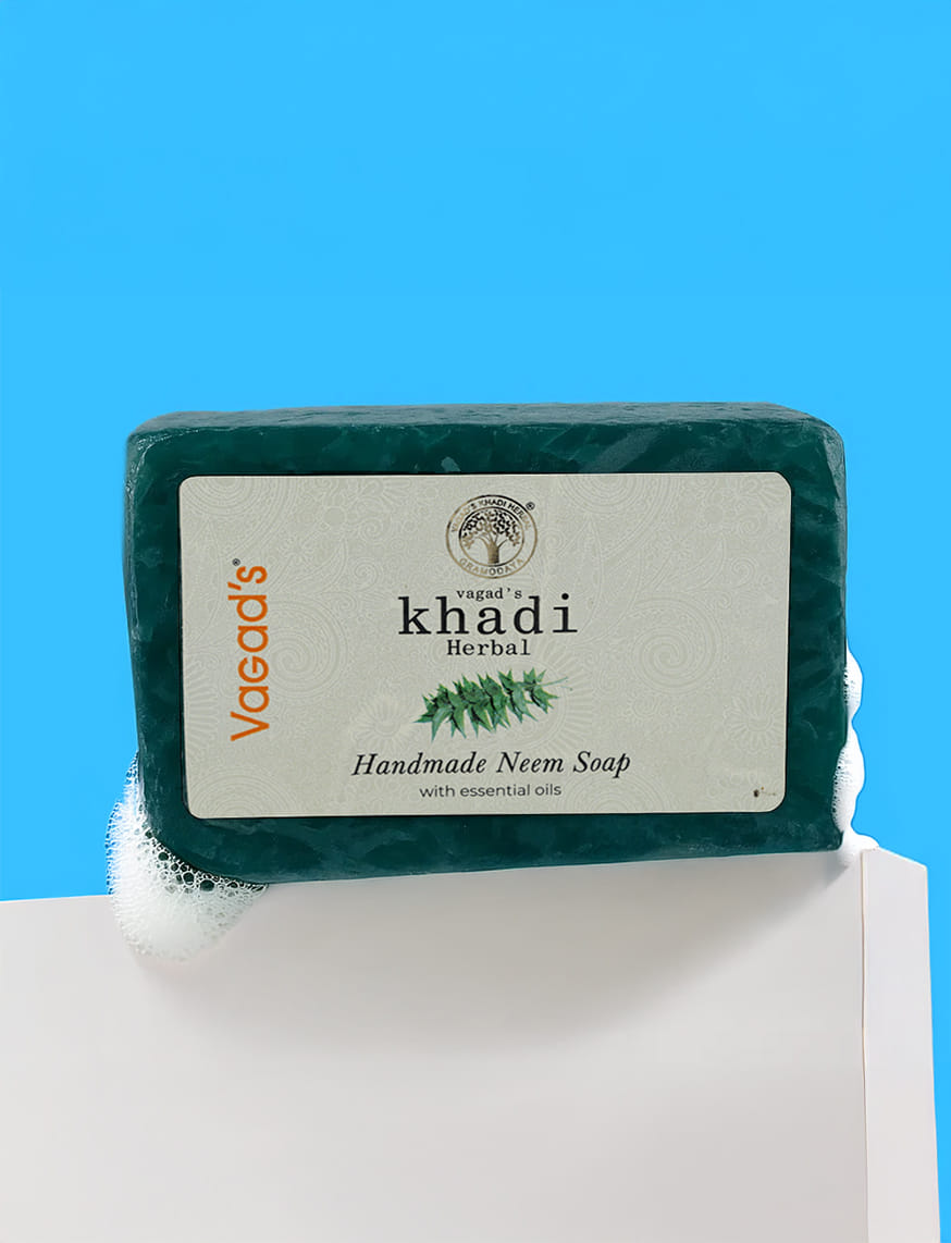 Handmade Neem Soap | Size: 125 g By Vagad's Khadi