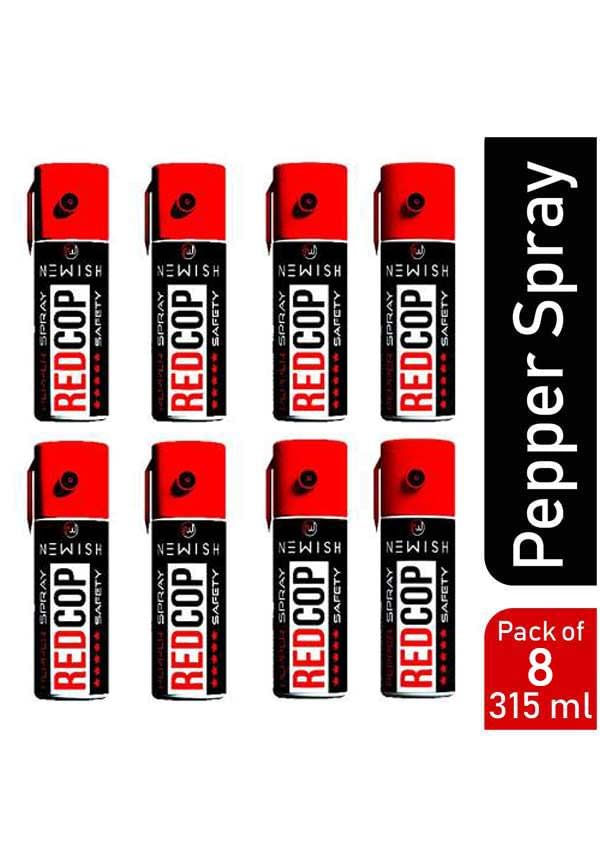 Red Cop Powerful Pepper Spray Self Defence For Women | Size: 8*55 ml By ...