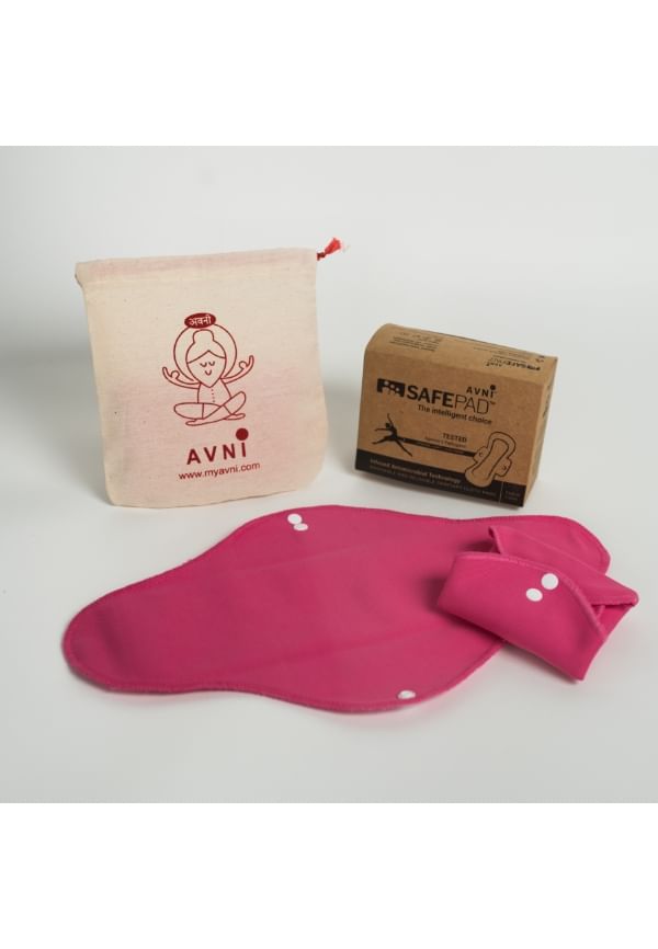 Safepad Day + Night Pads (Starter Pack of 2) | Antimicrobial Reusable ...