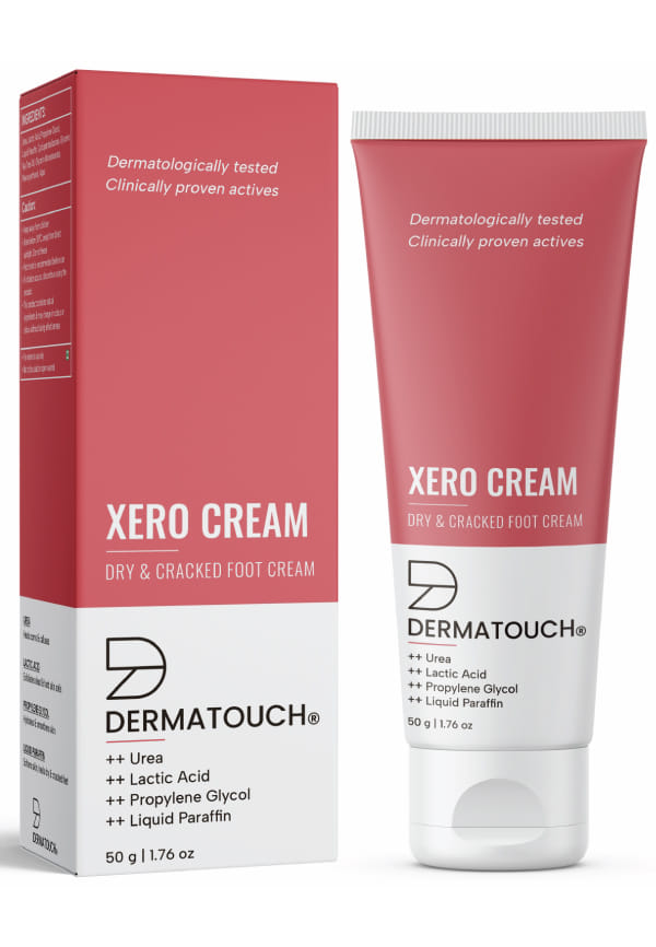 DERMATOUCH Xero Cream | Specially for Dry & Cracked Feet | Size: 50 gm ...