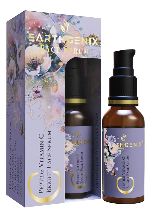 Peptide Vitamin C Bright Face Serum with Hyaluronic Acid | Size: 15 ml ...