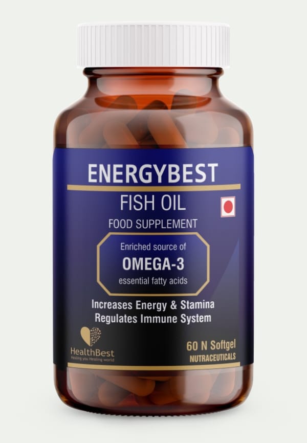 EnergyBest Fish Oil Soft Gel capsules 1000mg | Size: 60 Capsules By ...