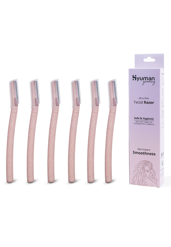 Eyebrow & Facial Razor for Women | Size: Pack of 6 By Hyuman