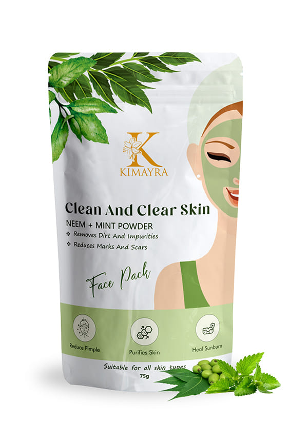 Neem + Mint Face Pack Powder | Size: 75 g By Kimayra