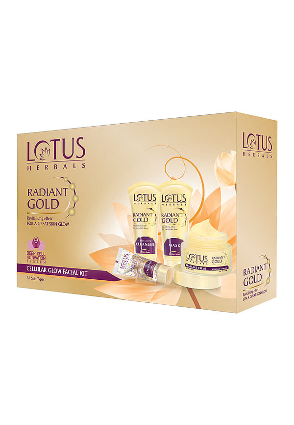Radiant Gold Cellular Glow Facial Kit 5 in 1