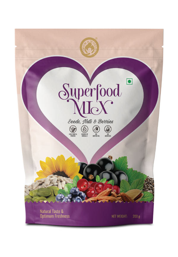 Superfood Mix Seeds, Nuts & Berries, Natural Taste & Optimum Freshness ...