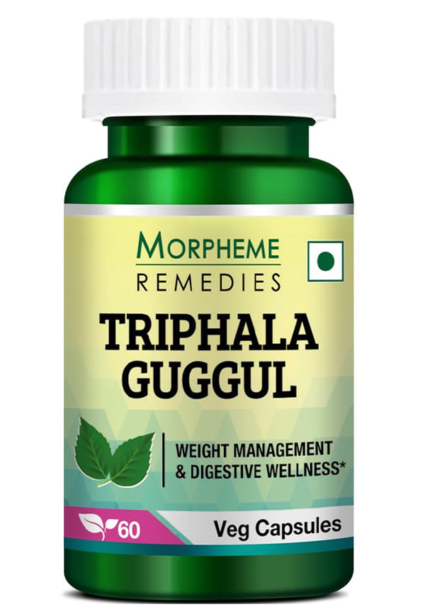 Triphala Guggul 500Mg Extract | Size: 60 Capsules By Morpheme Remedies