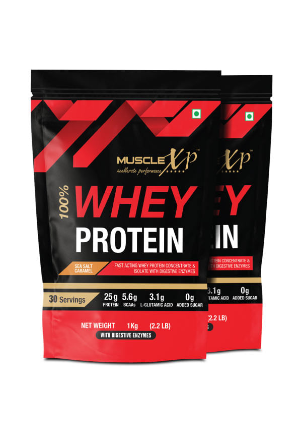 100% Whey Protein with Whey Protein Isolate Blend (75g Protein) and ...