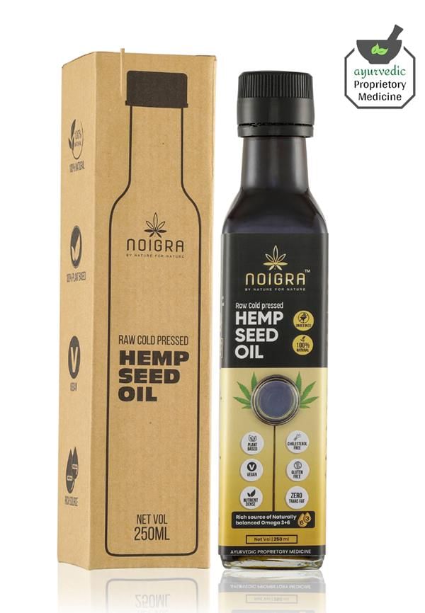 Hemp Seed Oil (Cold Pressed) | Size: 250 ml By Noigra