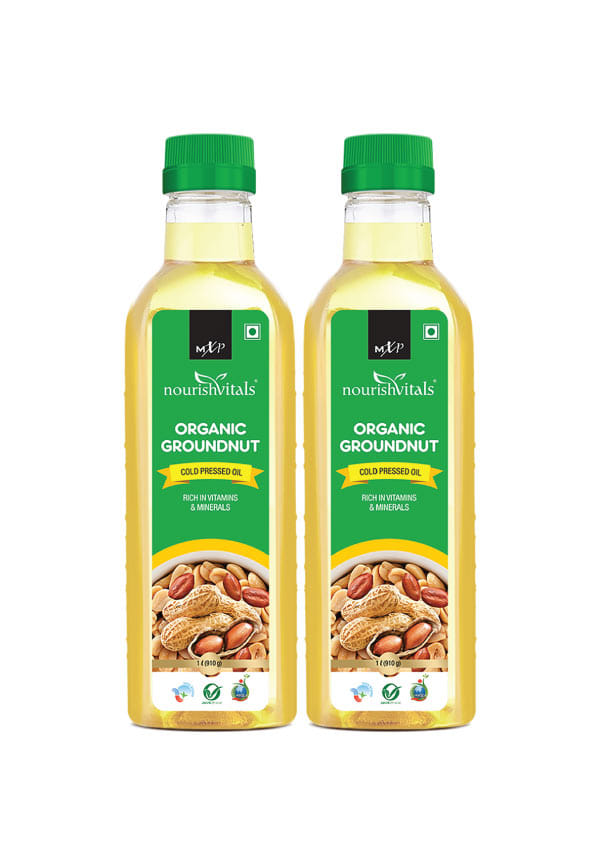 Organic Groundnut, Cold Pressed Oil, Rich In Vitamins & Minerals, Food ...