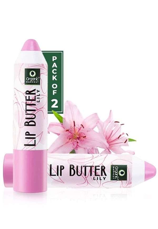 Lily Lip Butter Enriched with Vitamin E & Benefits Of Mango Butter Pack ...