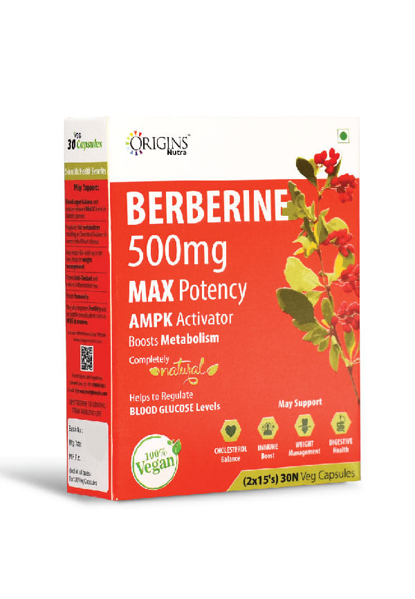 Berberine| Natural Metabolism Booster capsules