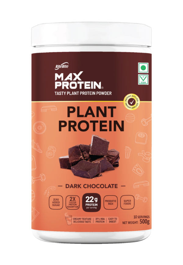 Protein Plant Protein Powder | 22gm Tasty Plant Protein with Belgian ...