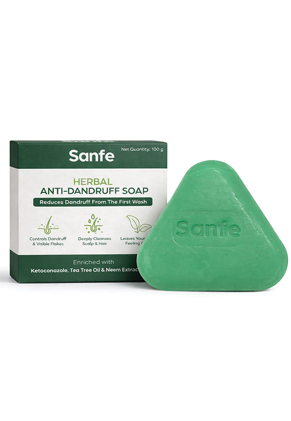 Herbal Anti-Dandruff Soap | Size: 100 gm By Sanfe