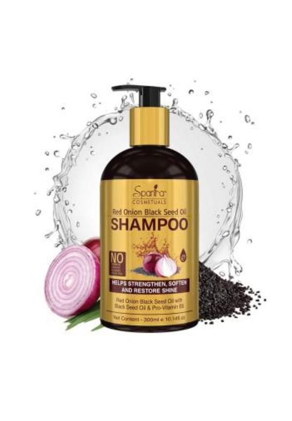 Red Onion Black Seed Oil Shampoo | Size: 300 ml By Spantra