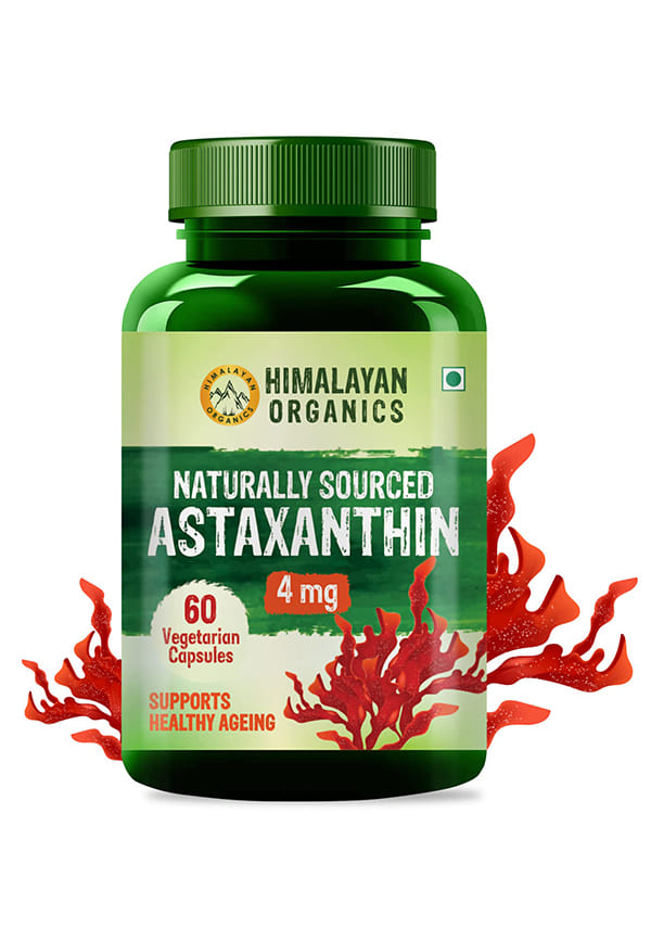 Naturally Sourced Astaxanthin 4mg | Antioxidant for Skin, Eye & Energy ...
