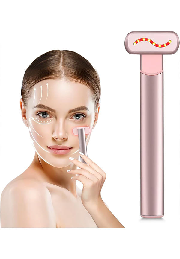 4-in-1 Facial Wand, Red Light Therapy