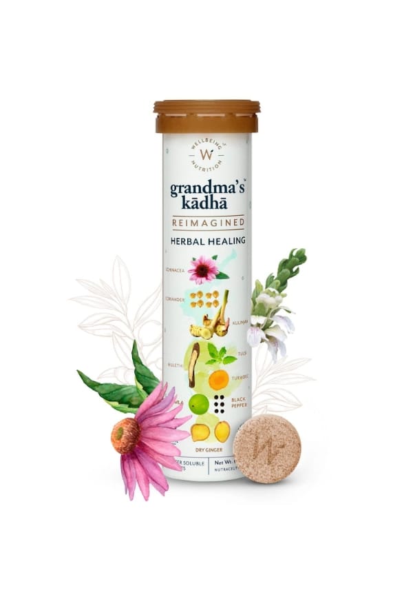 Grandma'S Kadha-Herbal Ayurvedic Kadha - (15 Efferversant Tablets)
